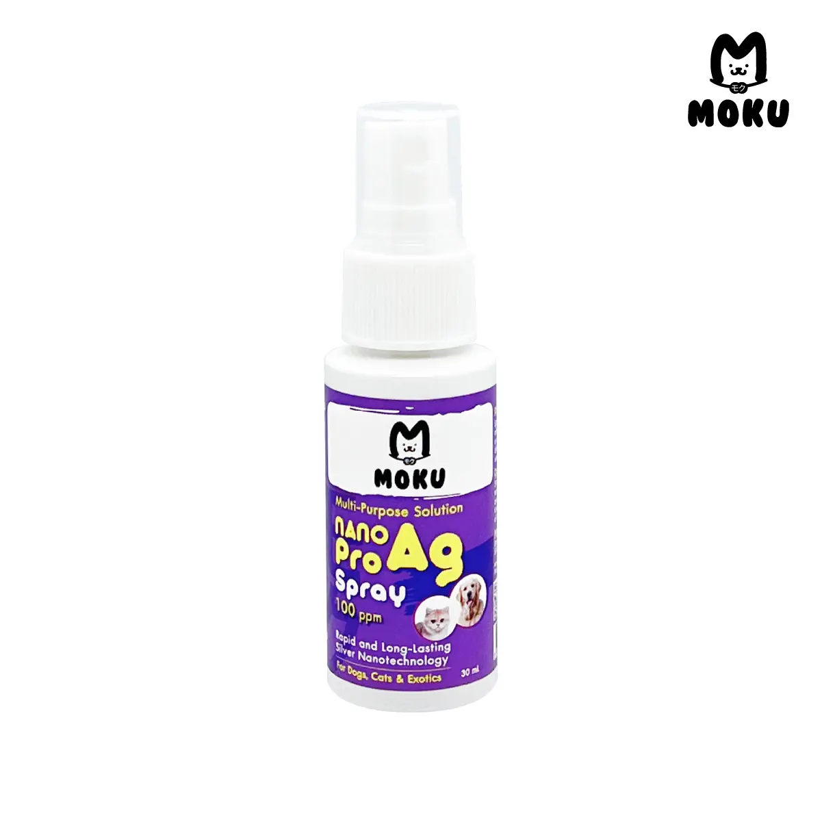 MOKU Nano Pro Ag Spray โมกุ สเปรย์ซิลเวอร์นาโน สำหรับสัตว์เลี้ยง ...